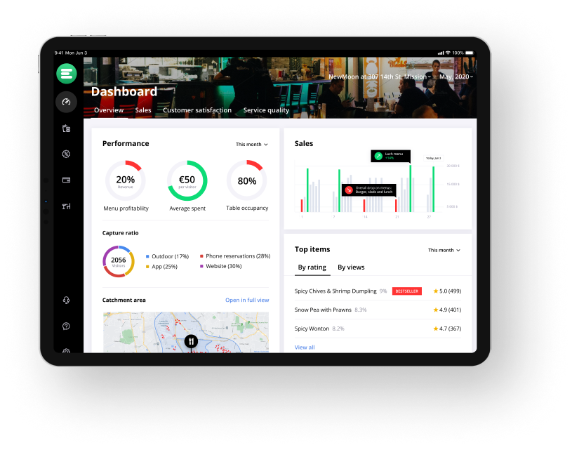 emenu – Create your restaurant's website and digital menu